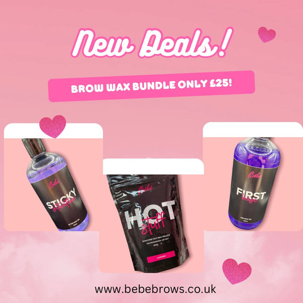 Brow waxing bundle – Bëbë cosmetics Ltd